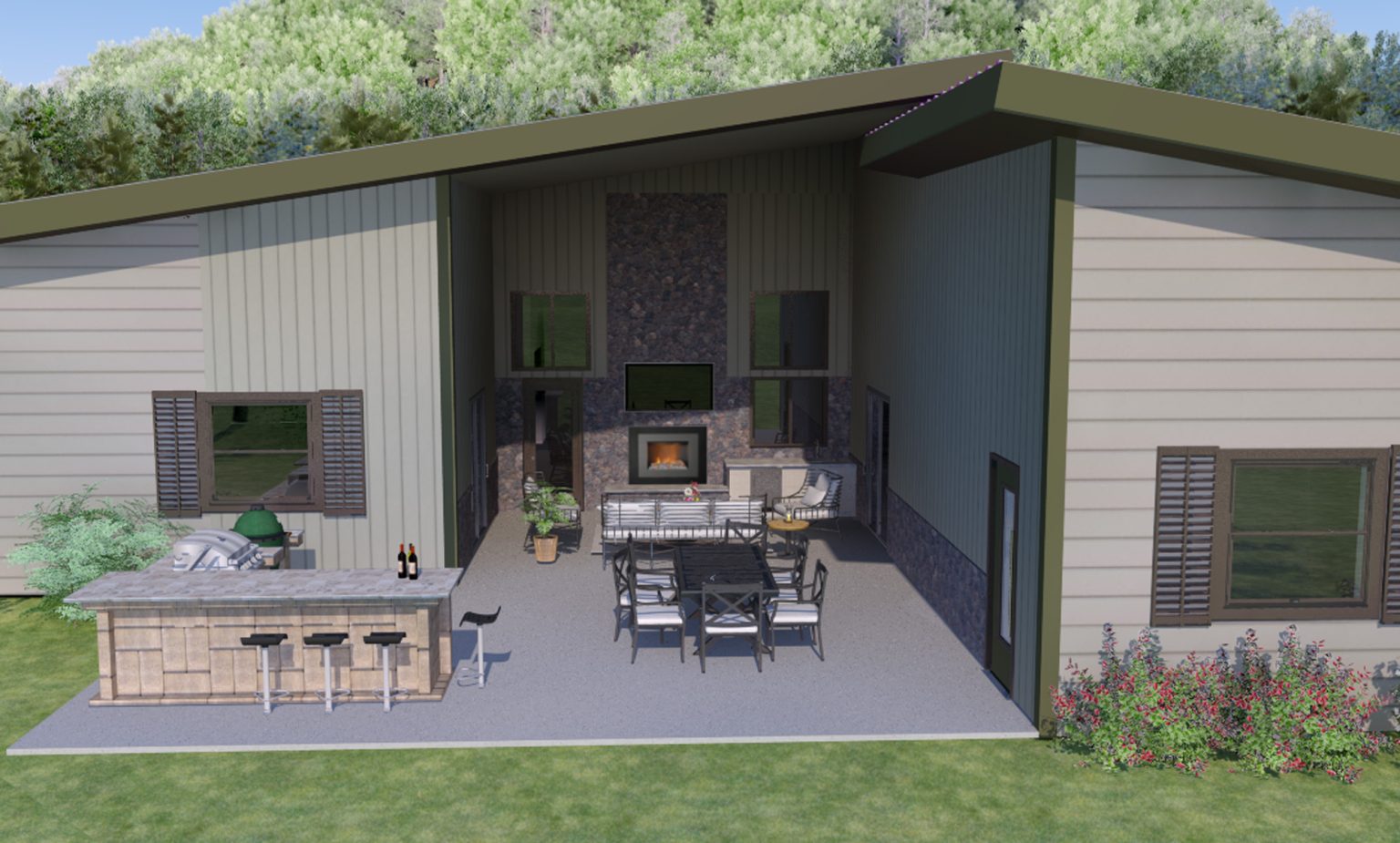 Modern Farmhouse - Real Steel Homes