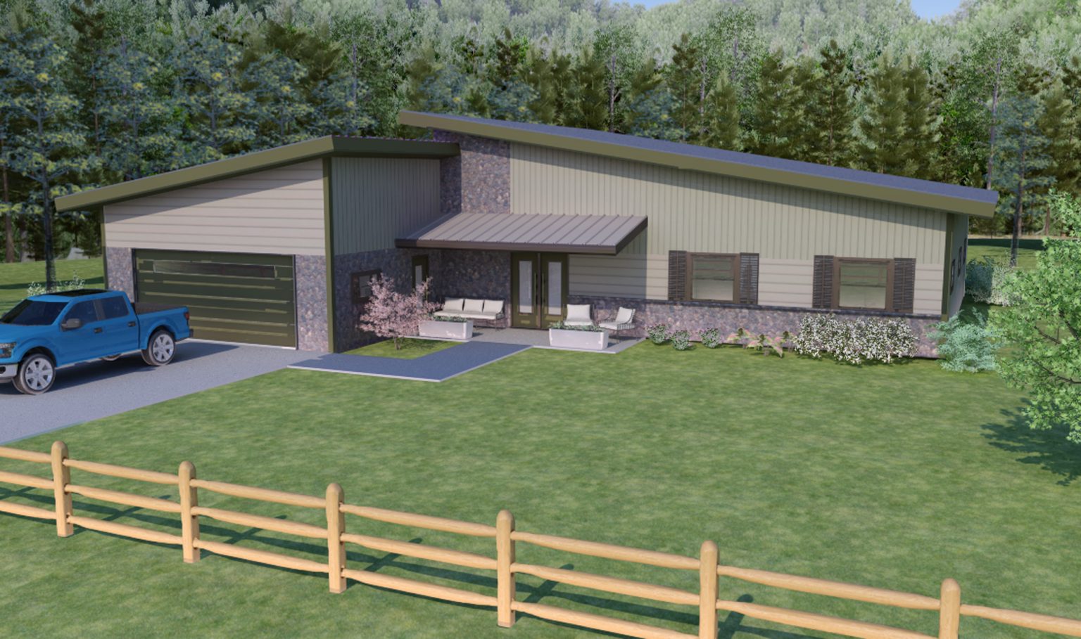 Modern Farmhouse - Real Steel Homes